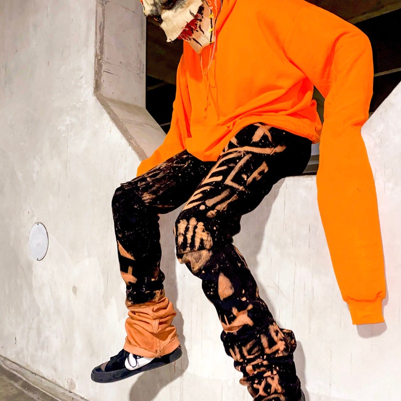 Stacked Pants Men - Etsy