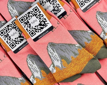 Rock Climbing Wall Cotton Socks Climbers Gift Mountain Climber Explorer ...