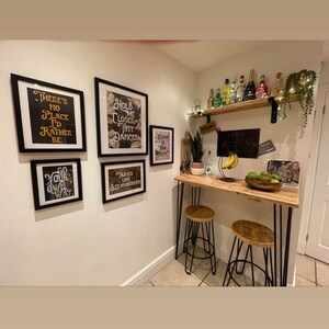 Breakfast Bar & 2 Stools - Etsy