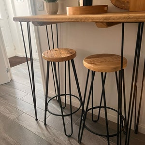 Breakfast Bar & 2 Stools - Etsy