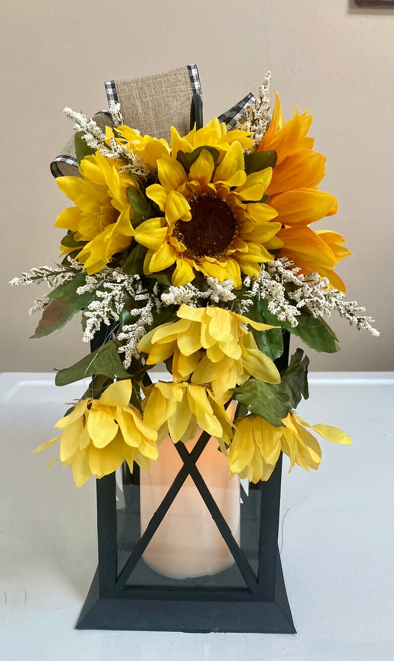 Sunflower Lantern - Etsy