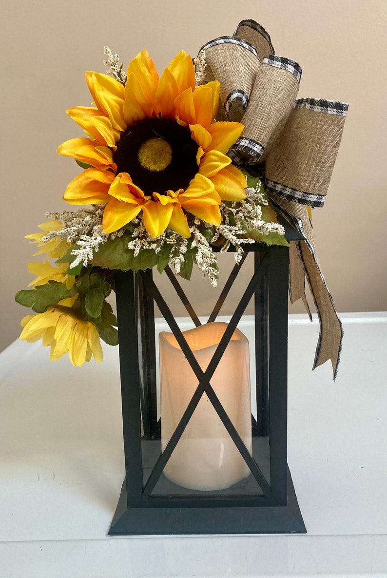 Sunflower Lantern - Etsy