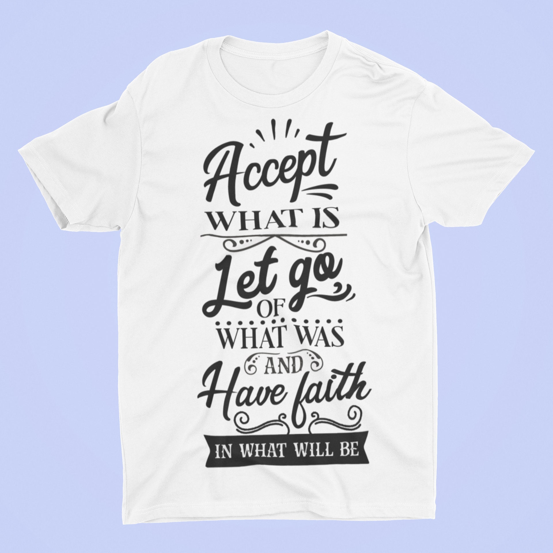 Christian - Acceptance - Faith - GOD - JESUS - White - Red - Blue - Etsy