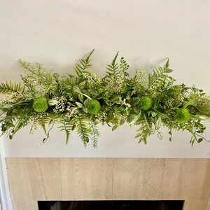 Summer Table Centerpiece, Summer Tropical Fern Arrangement, Summer ...