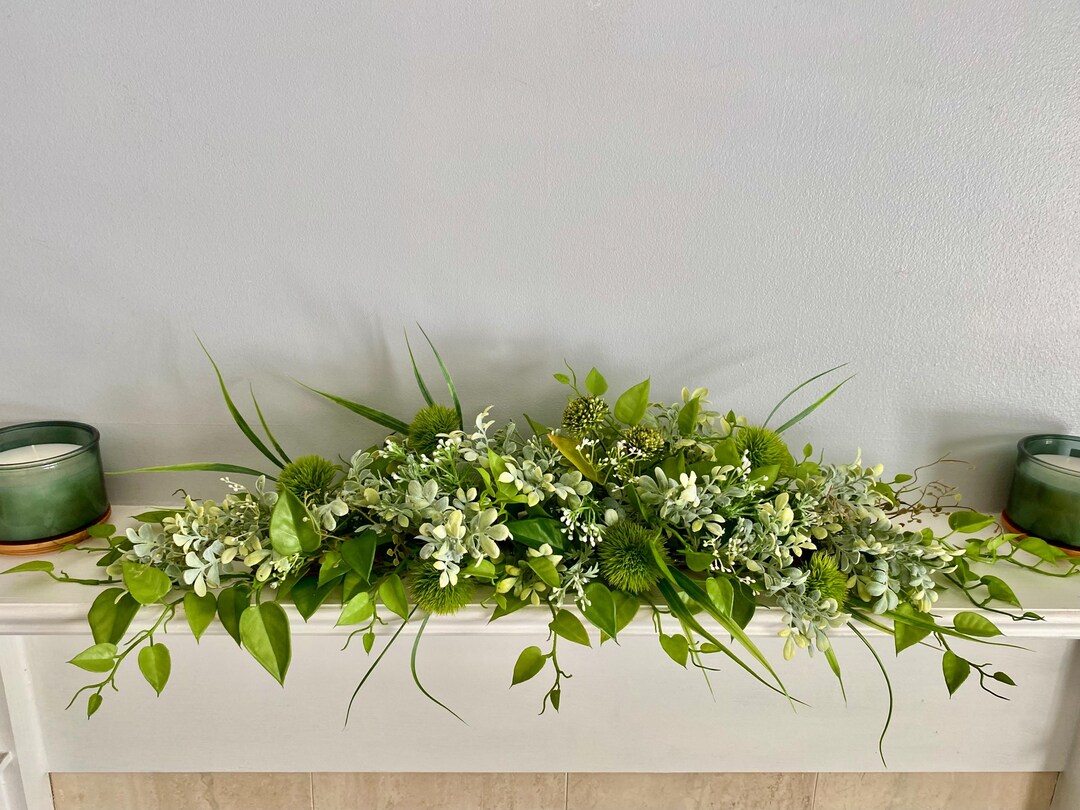 Spring Summer Centerpiece, Spring Rustic Nature Arrangement, Spring ...