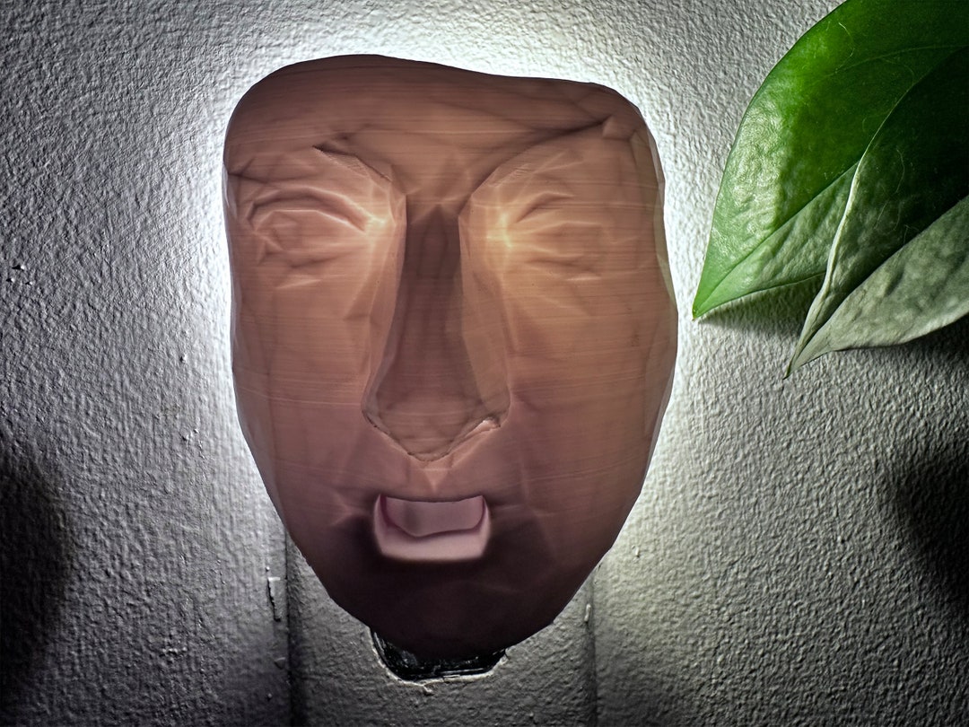 Strange Night Light / 3D Printed Weird Gothic Lamp / Plug in Wall ...