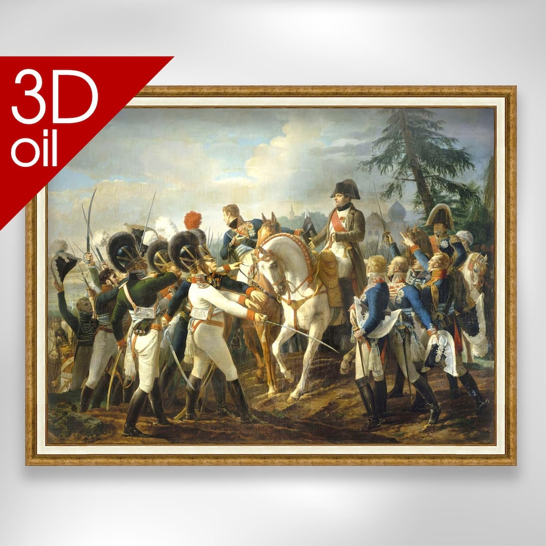 Napoleon Bonaparte and the Bavarian and Wurttemberg Troops in Abensberg ...