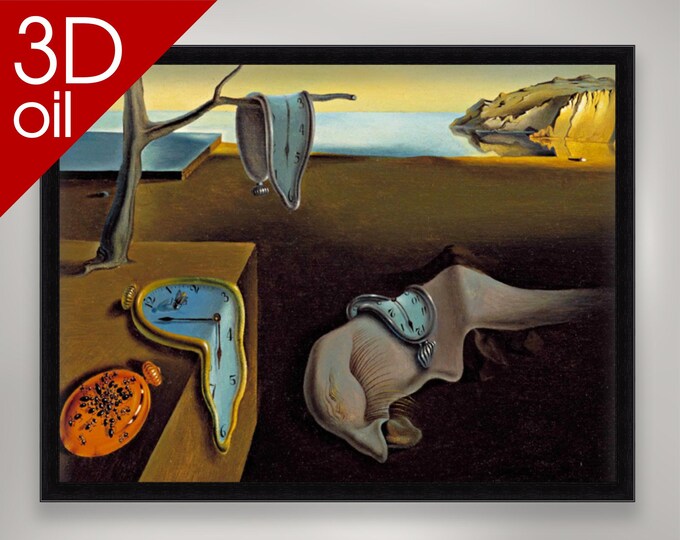 The Persistence of Memory - Famous MELTING CLOCKS by Dalí. Magical ...