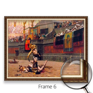 Jean Leon Gerome - Pollice Verso Gladiator at the Colosseum Arena ...
