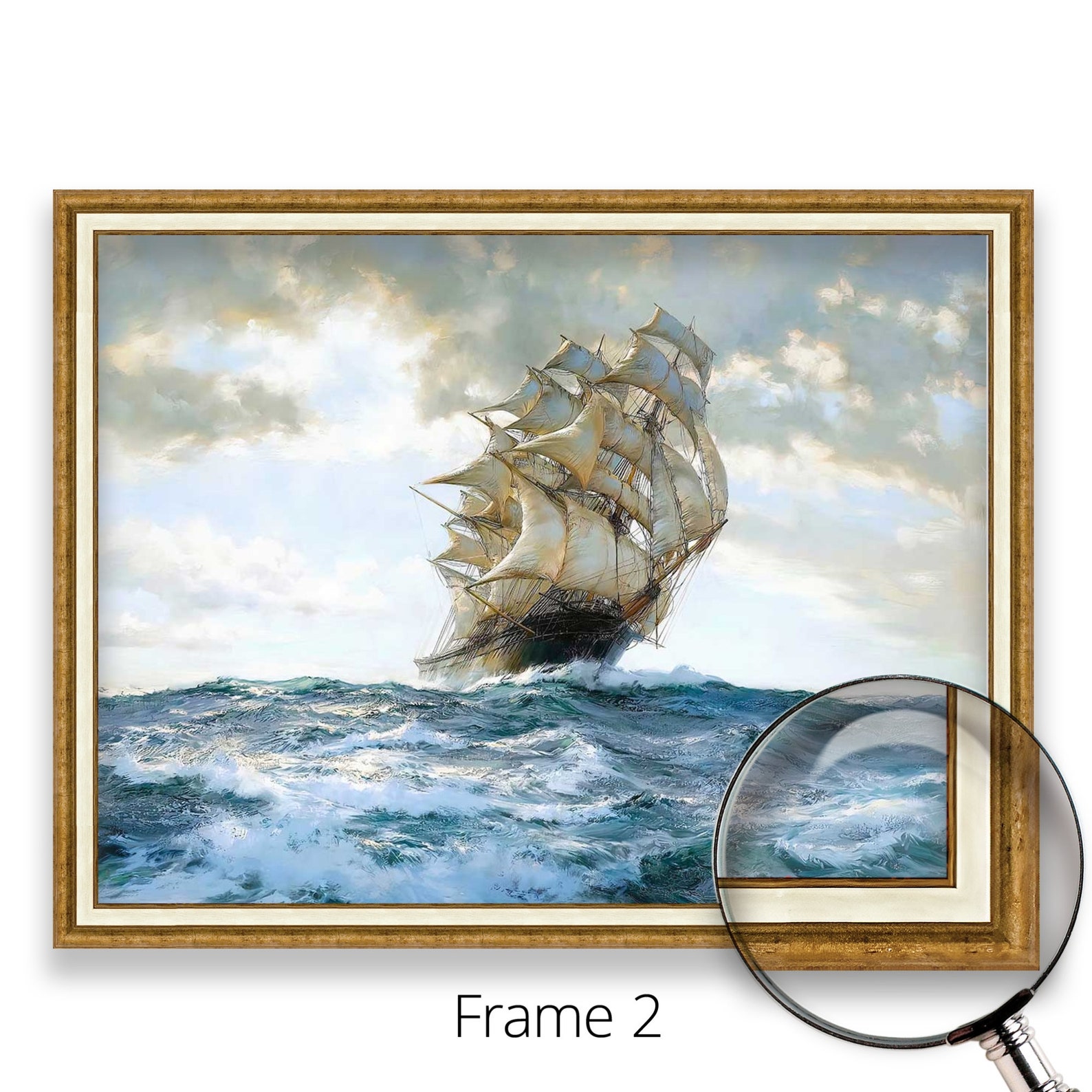 Montague Dawson Wall Art - the Proud Ship | Museum Quality 3D Oil ...