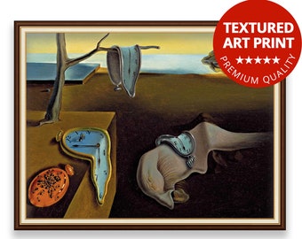 Salvador Dali the Persistence of Memory Canvas Surrealism - Etsy
