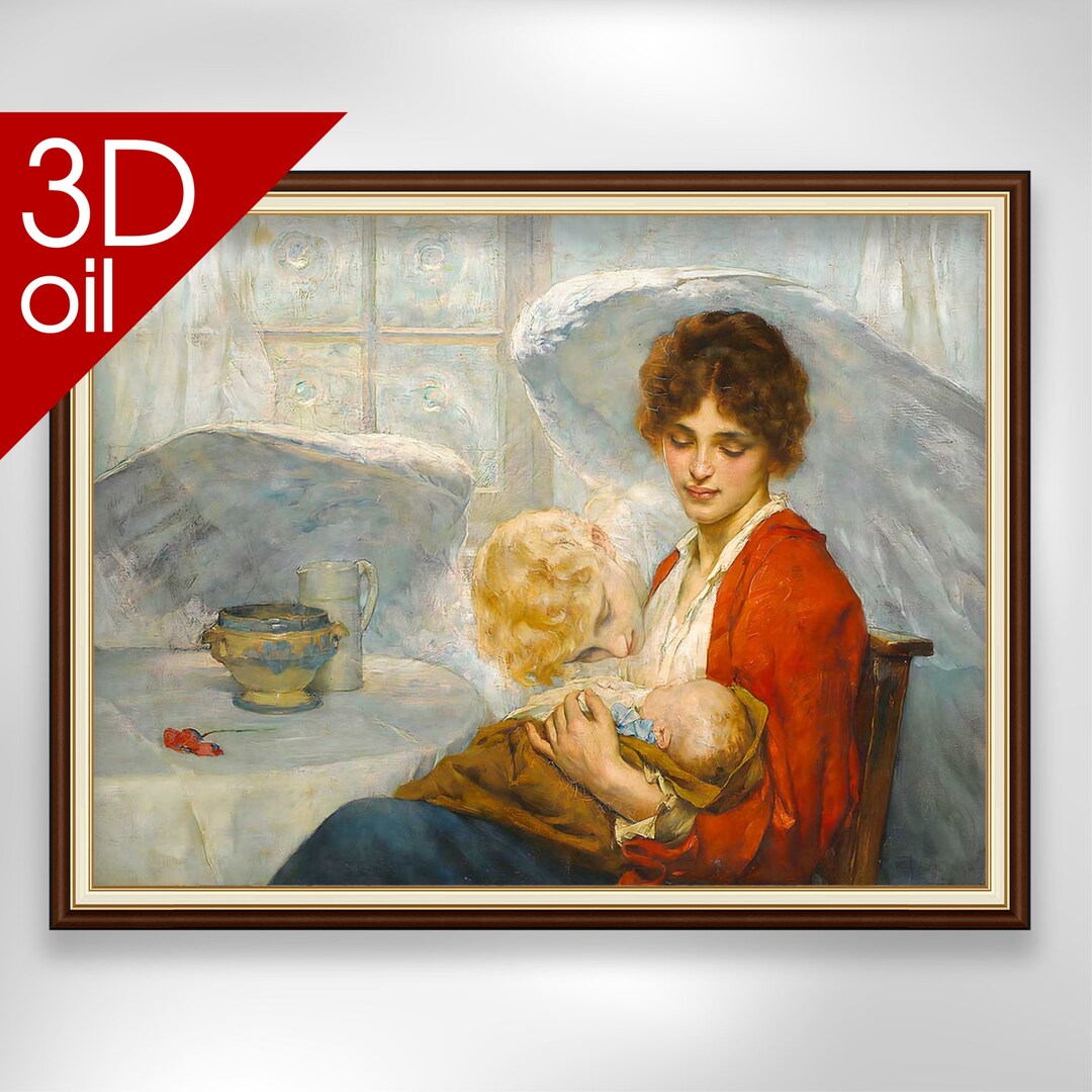 William Arthur Breakspeare - the Guardian Angel | Museum Quality 3D Oil ...