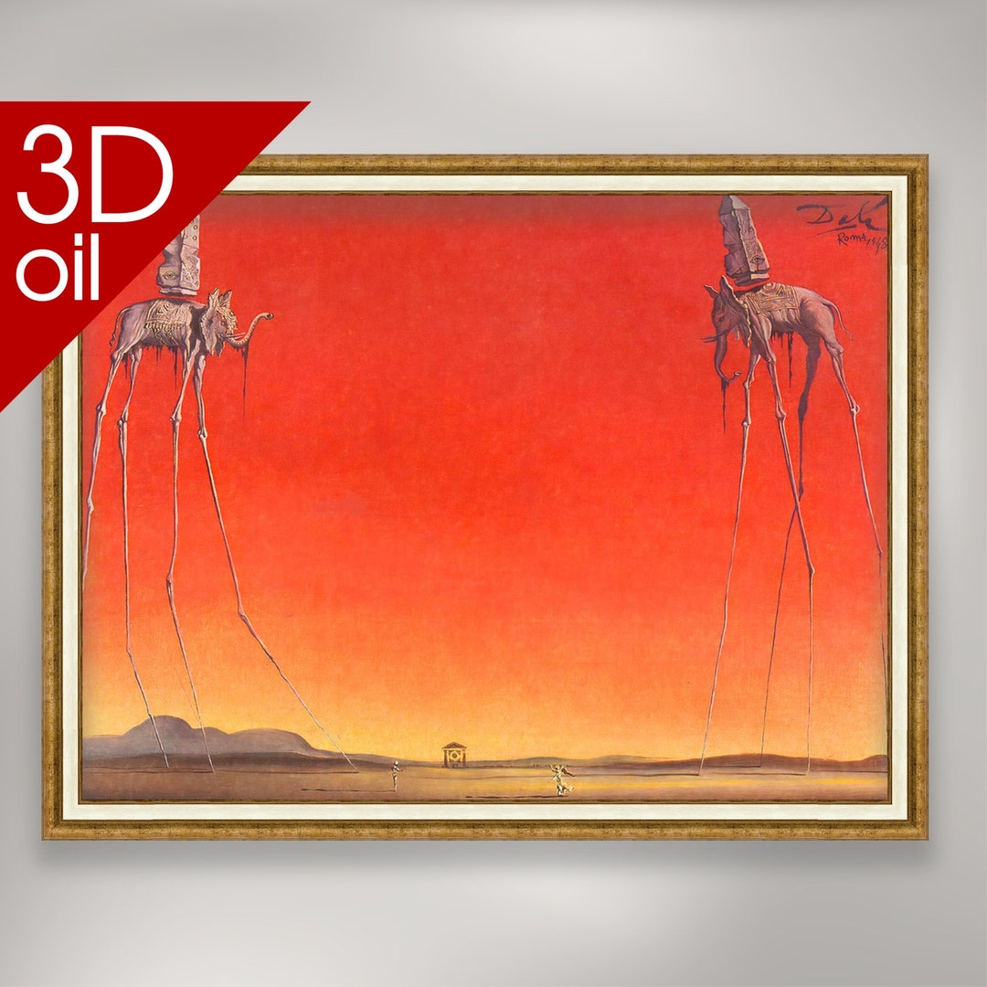 Salvador Dali the Metamorphosis of Narcissus Museum Quality 3D Oil ...