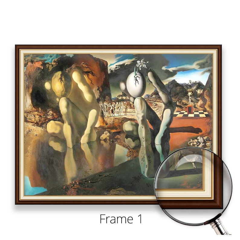 Salvador Dali - the Metamorphosis of Narcissus | Museum Quality 3D Oil ...