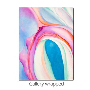 Music, Pink and Blue - Georgia O’keeffe | Museum Quality 3D Oil Canvas ...