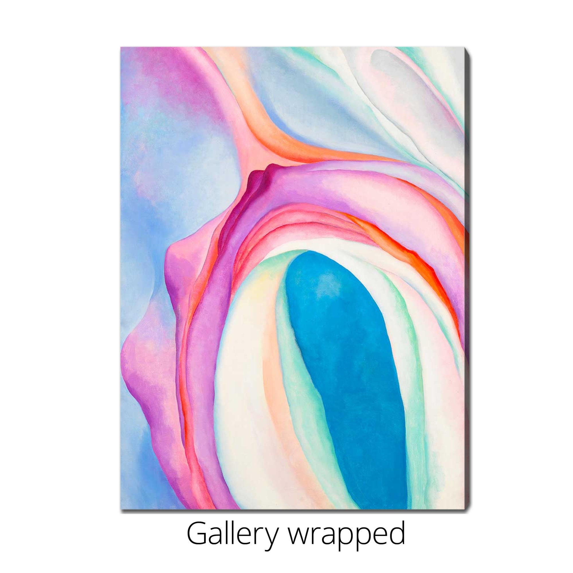 Music, Pink and Blue - Georgia O’keeffe | Museum Quality 3D Oil Canvas ...