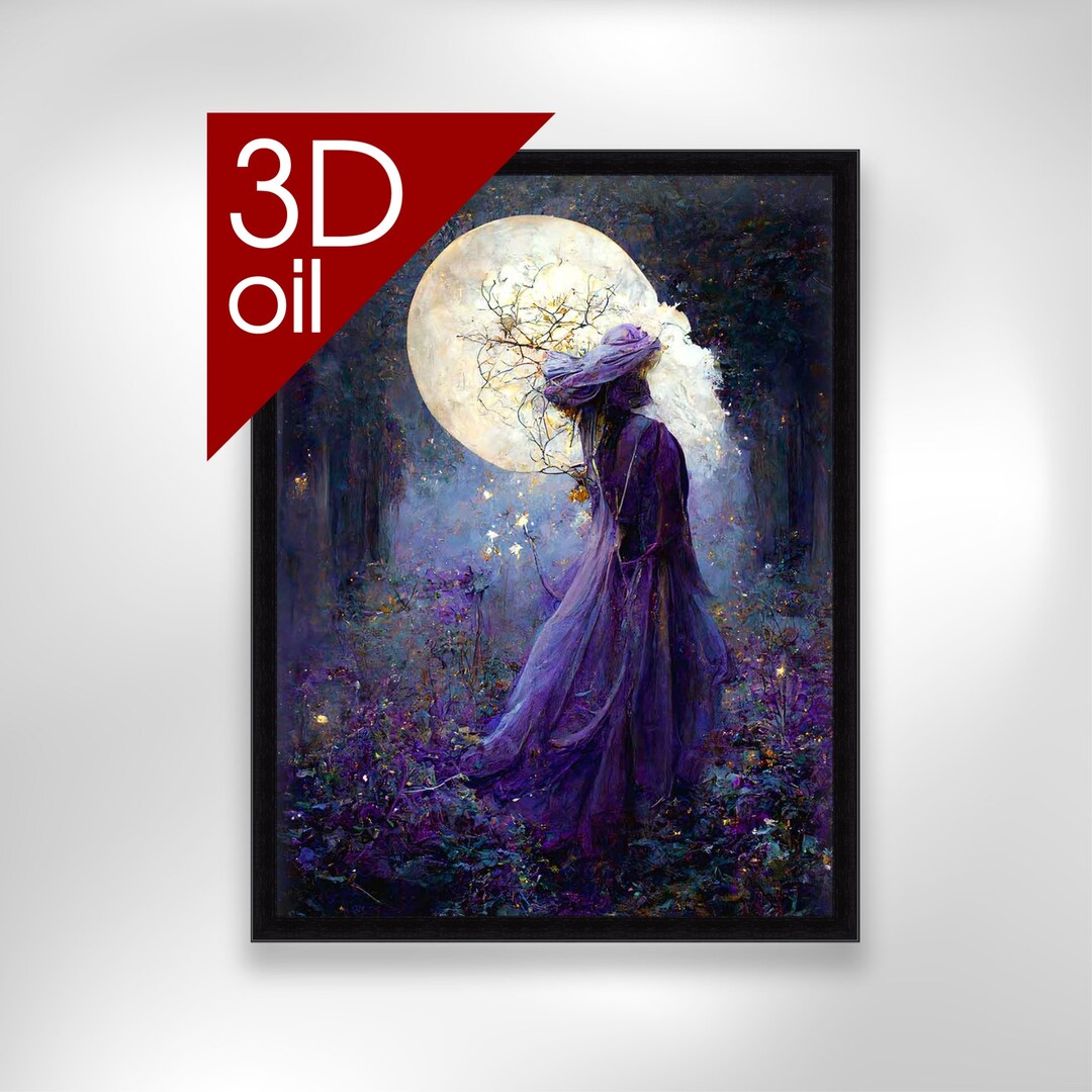 The Secret Garden | Museum Quality 3D Oil Canvas Print of Famous Artist ...