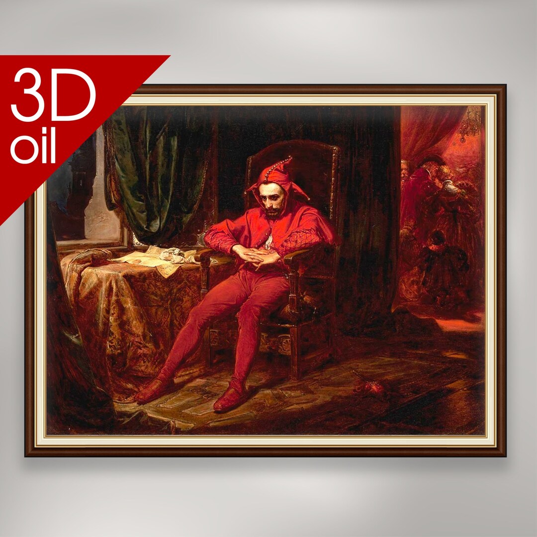 Jan Matejko - Stanczyk | Museum Quality 3D Oil Canvas Print of Famous ...