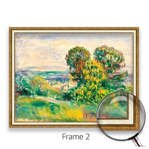 Pierre Auguste Renoir - Trees | Museum Quality 3D Oil Canvas Print of ...
