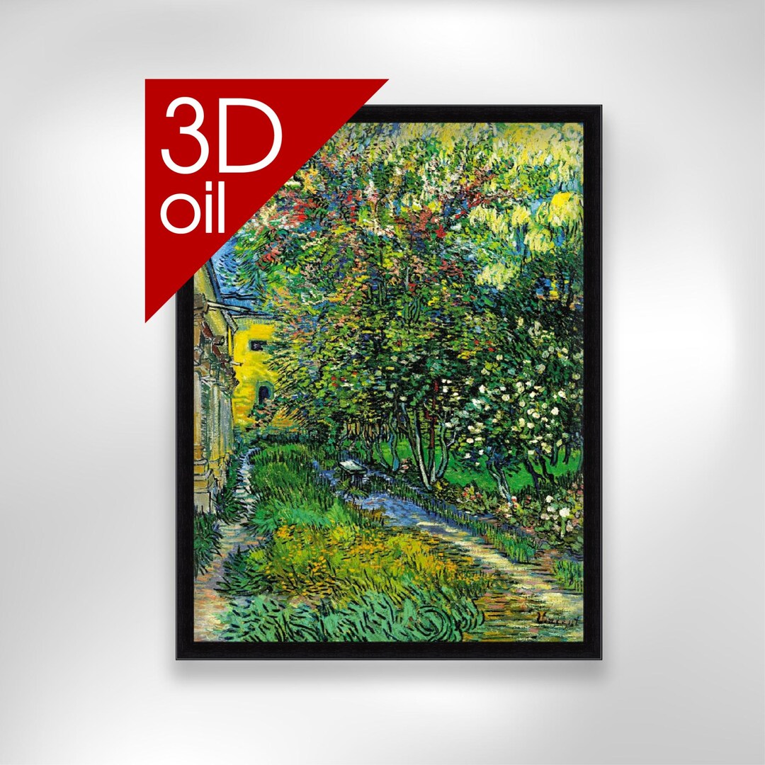 The Garden of the Asylum at Saint-remy - Vincent Van Gogh | Museum ...