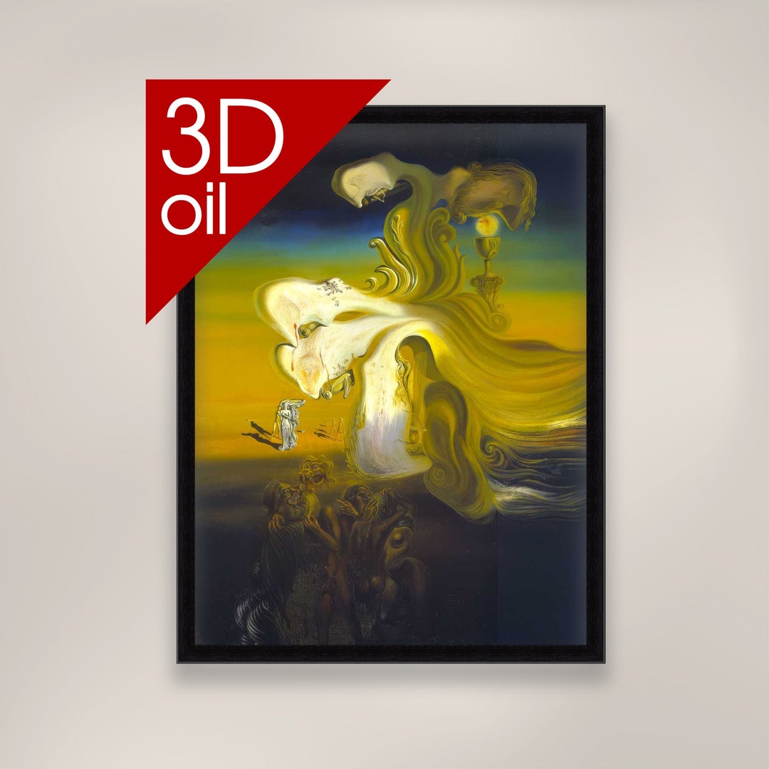 Salvador Dali - Profanation of the Host | Museum Quality 3D Oil Canvas ...