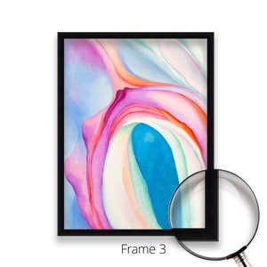 Music, Pink and Blue - Georgia O’keeffe | Museum Quality 3D Oil Canvas ...