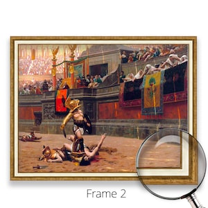 Jean Leon Gerome - Pollice Verso Gladiator at the Colosseum Arena ...