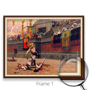 Jean Leon Gerome - Pollice Verso Gladiator at the Colosseum Arena ...