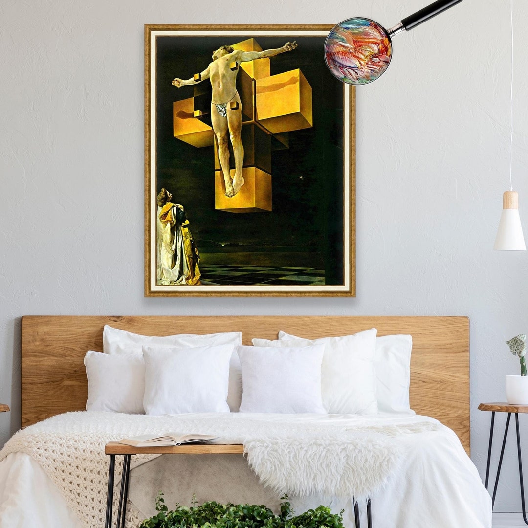 Salvador Dali Corpus Hypercubus Museum Quality 3D Oil - Etsy