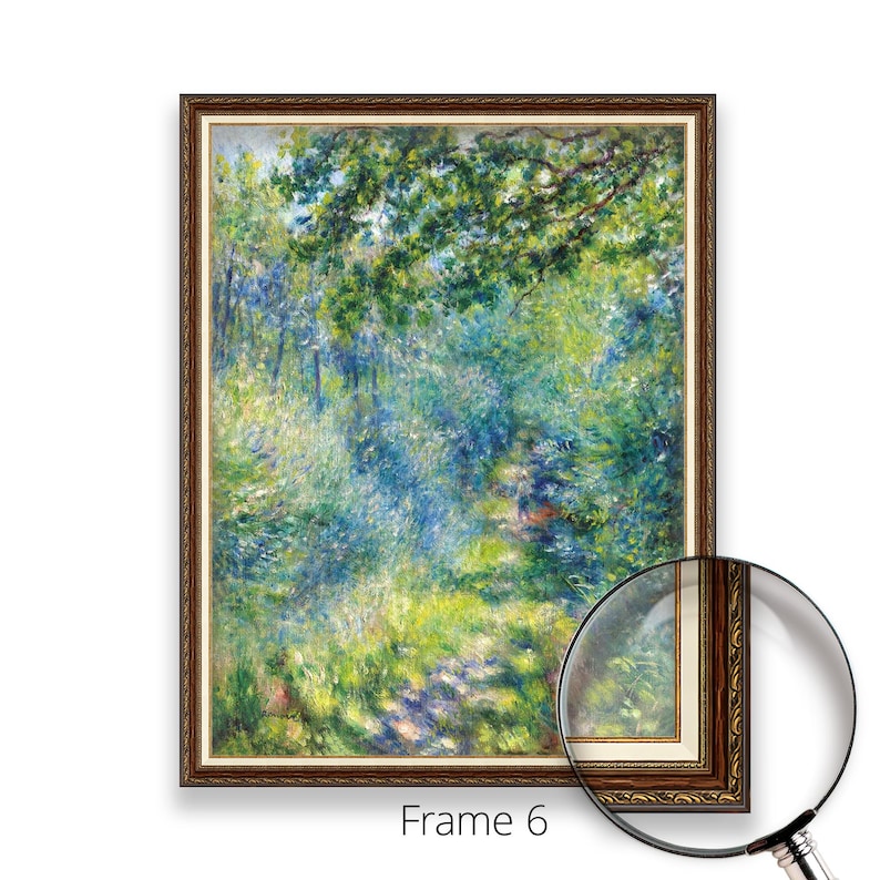 Path in the Forest - Pierre-auguste Renoir | Museum Quality 3D Oil ...