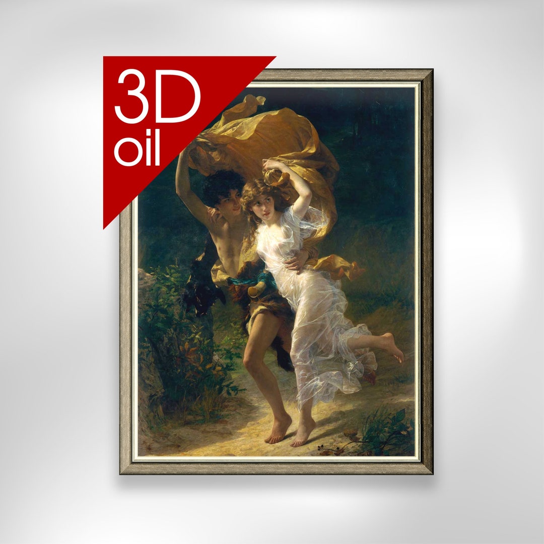 Pierre Cot - the Storm | Museum Quality 3D Oil Canvas Print of Famous ...
