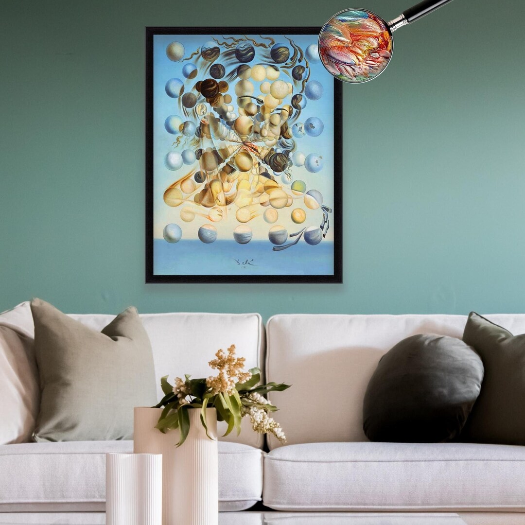 Salvador Dali Galatea of the Spheres Museum Quality 3D Oil Canvas Print ...