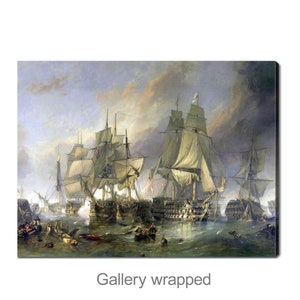 The Battle of Trafalgar - William Clarkson Stanfield | Museum Quality ...