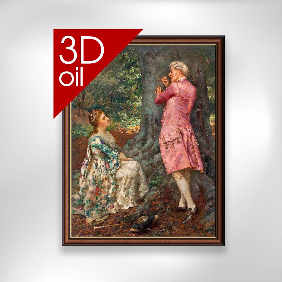 William Arthur Breakspeare - Etched With Love | Museum Quality 3D Oil ...