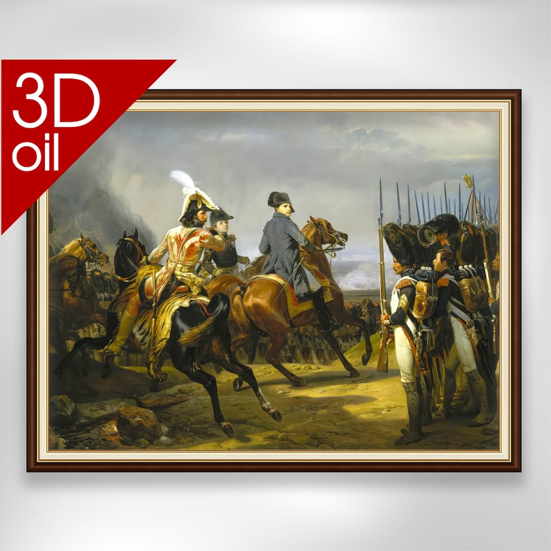 Napoleon Bonaparte in Front of the Imperial Guard | Museum Quality 3D ...