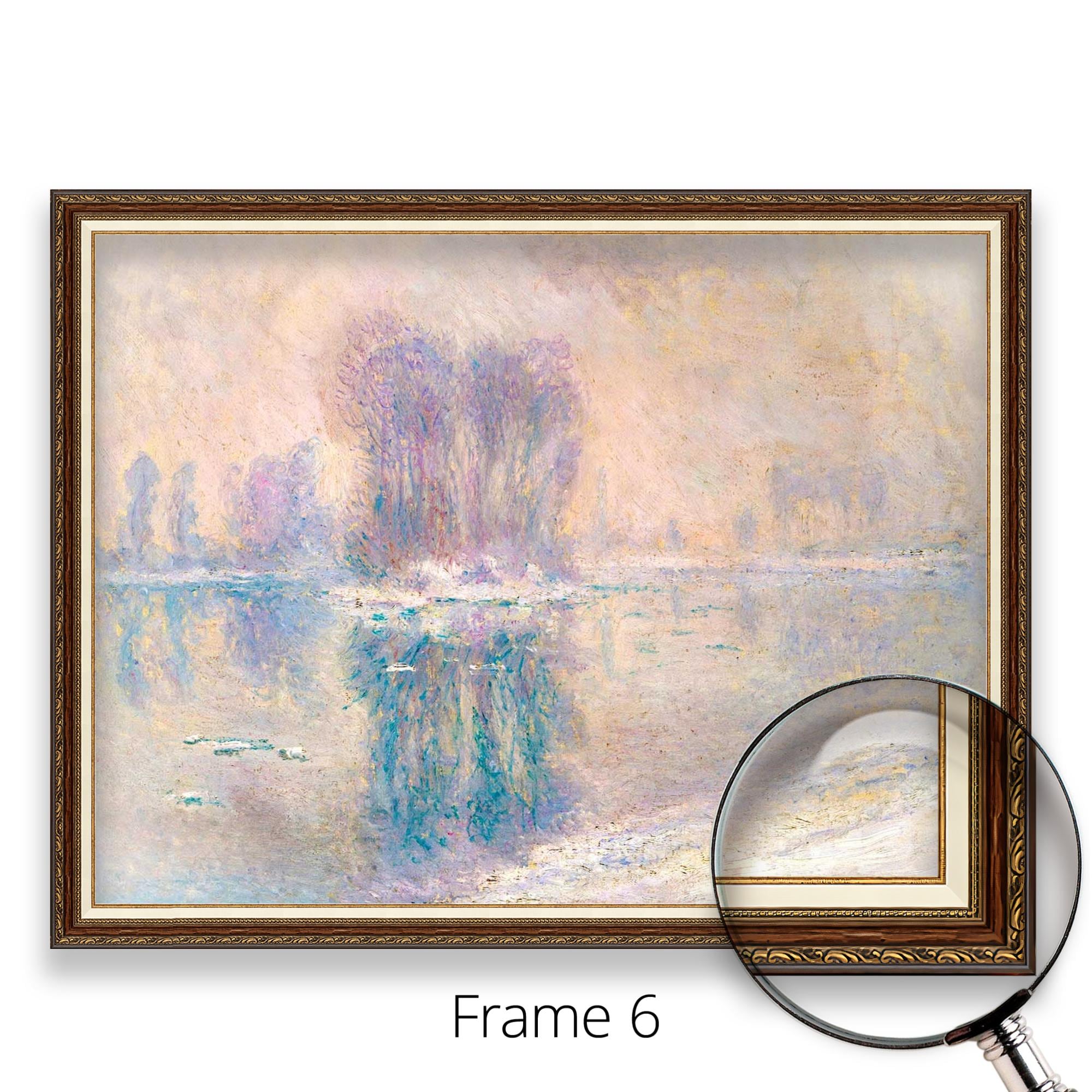 Ice Floes - Claude Monet | Museum Quality 3D Oil Canvas Print of Famous ...