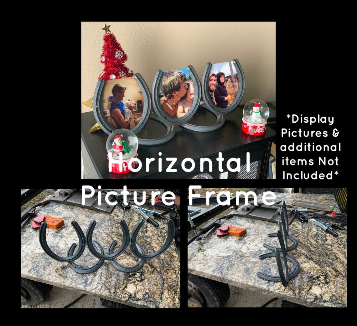 Horseshoe Picture Frame 3 Picture Horizontal - Etsy