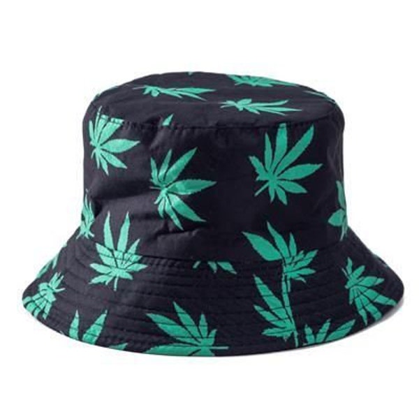 Marijuana Bucket Hat - Etsy UK
