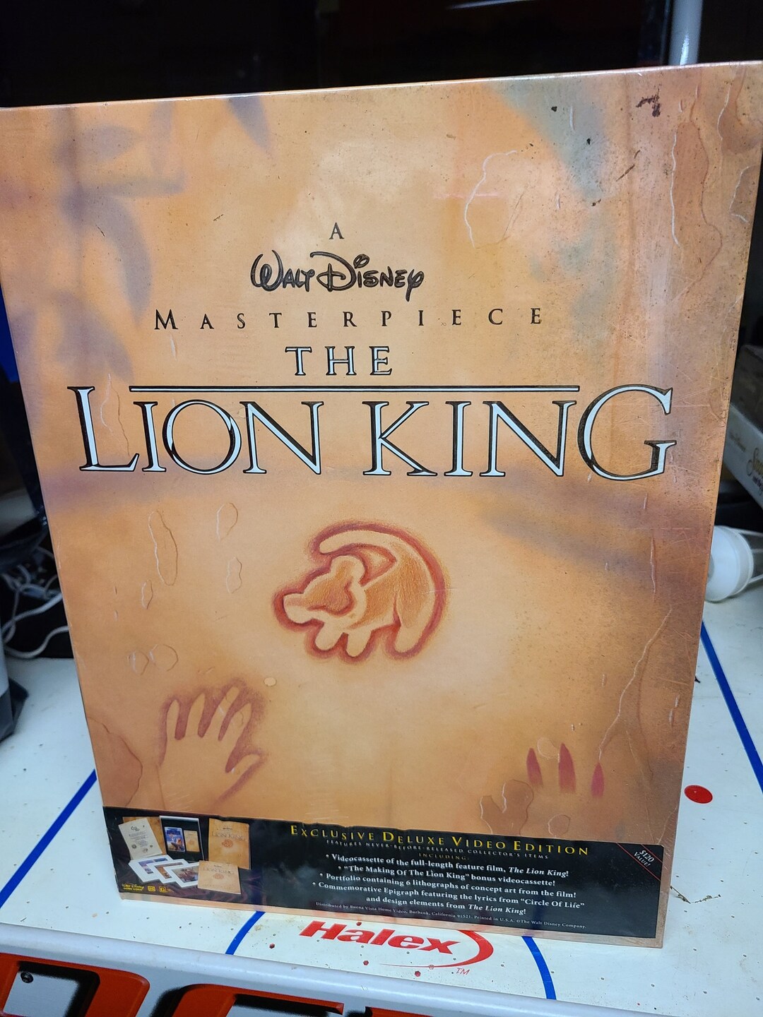 Rare Walt Disney's Masterpiece Exclusive Deluxe Video Edition THE LION ...