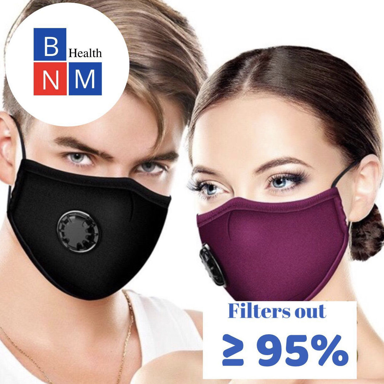 Face Mask Reusable and Washable Nose Wire Adjustable Ear Loops ...
