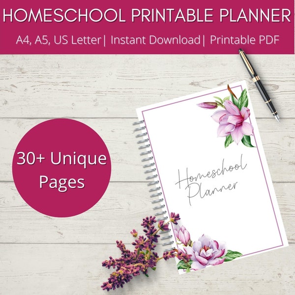 Homeschool Planner Printable - Etsy
