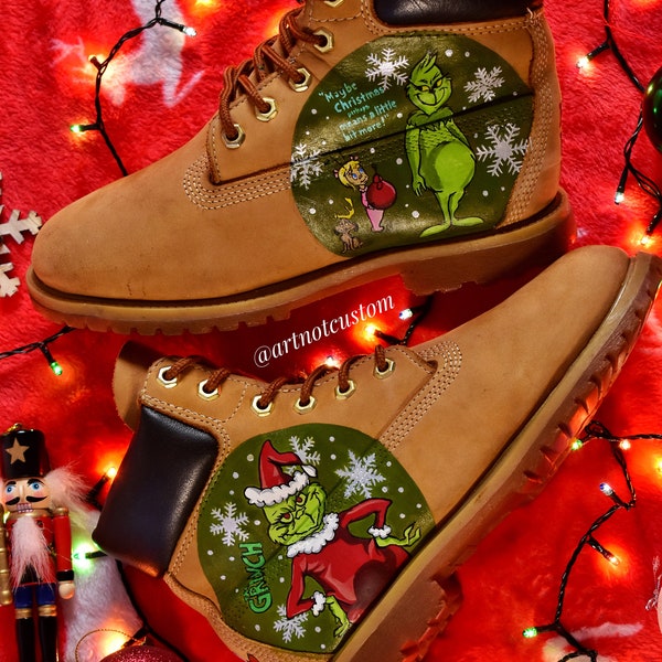 Custom Timberland Boots - Etsy