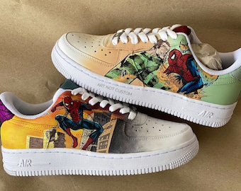 Custom Hand Painted Spider-man Shoes! - Etsy