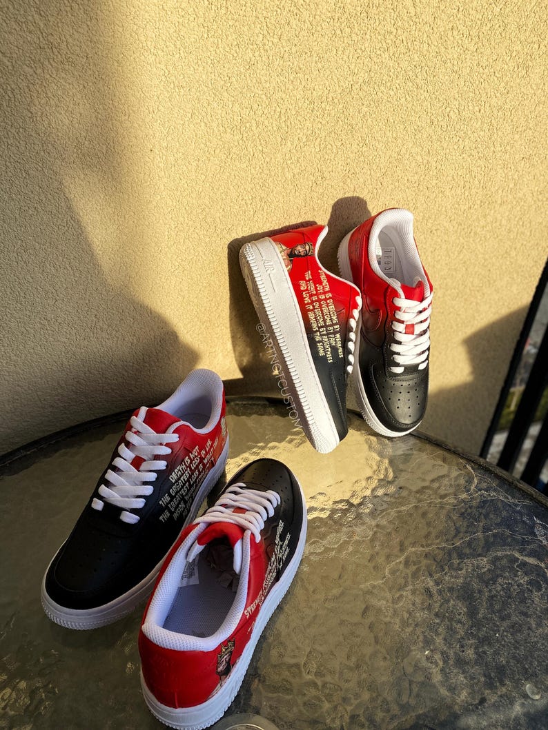 2PAC Custom Shoes | AF1 Air Force 1 | Nike | MADE TO ORDER | Hand ...