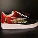 2PAC Custom Shoes AF1 Air Force 1 Nike MADE TO ORDER Hand-painted ...