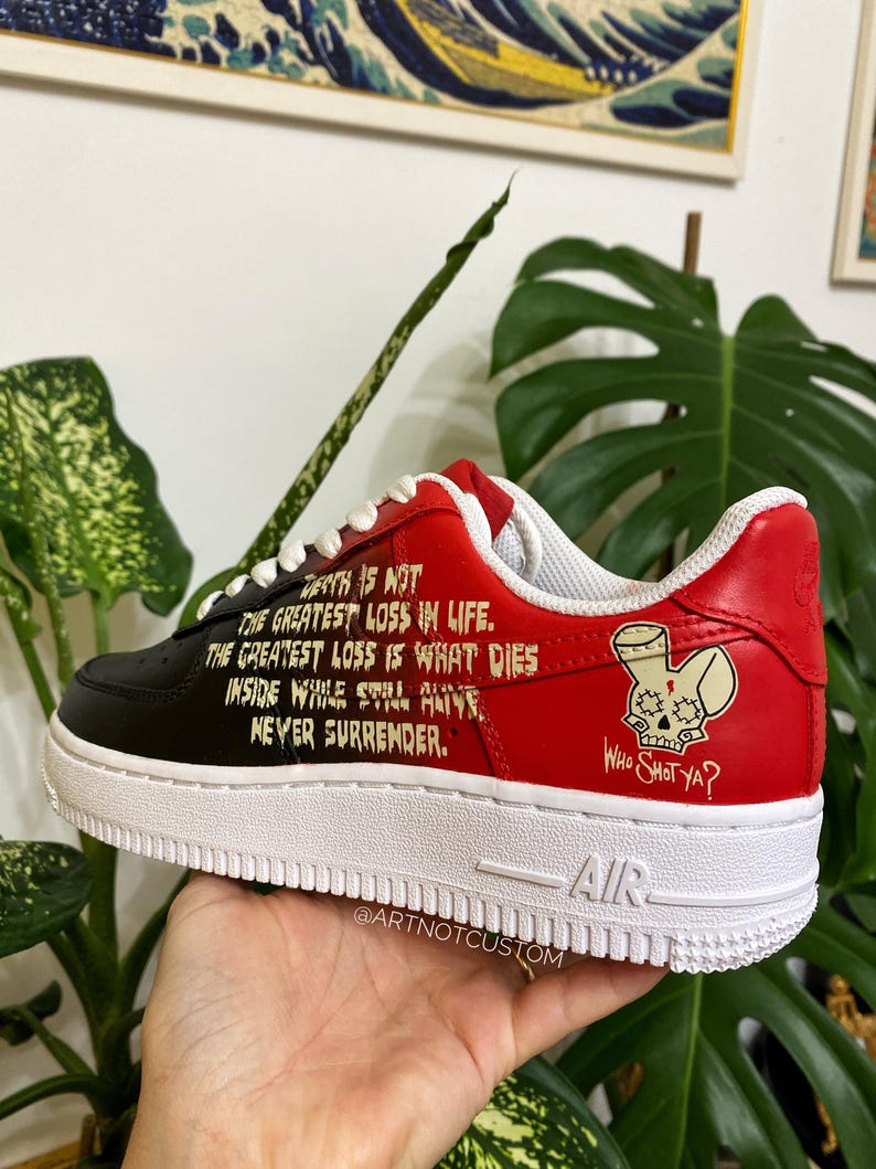 2PAC Custom Shoes | AF1 Air Force 1 | Nike | MADE TO ORDER | Hand ...