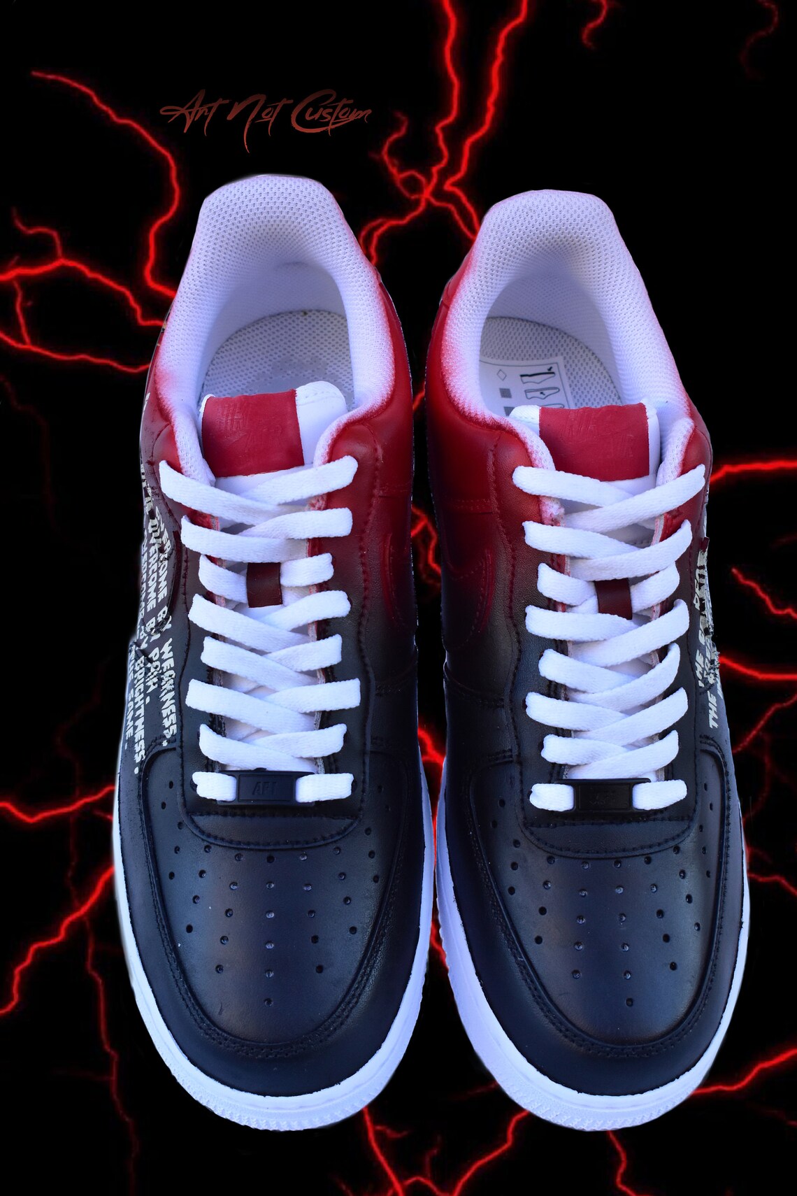 2PAC Custom Shoes AF1 Air Force 1 Nike MADE TO ORDER Hand-painted ...