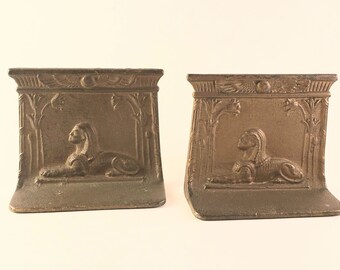 Egyptian Sphinx Bookends - Etsy