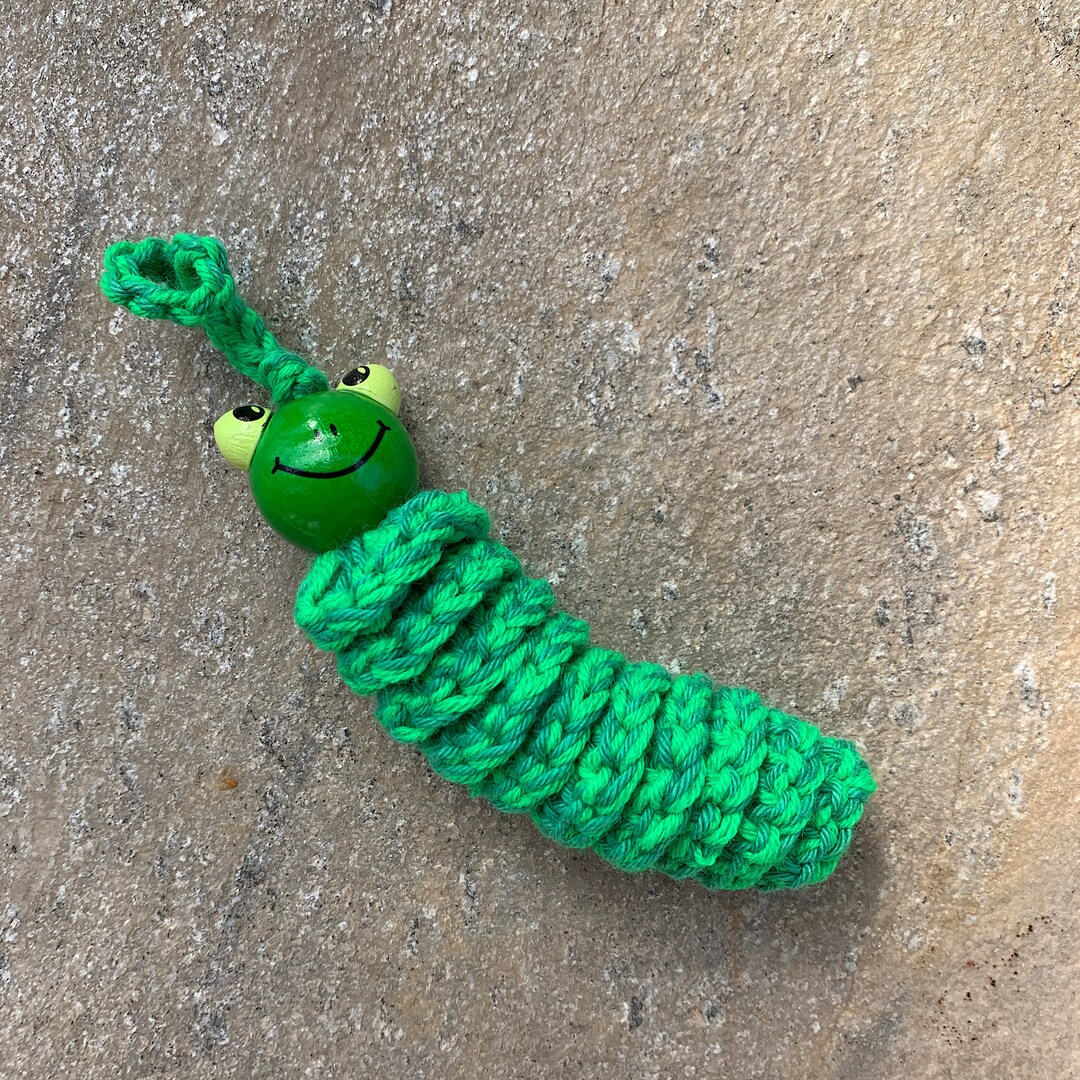 Lucky Worms, Worry Worms, Worry Worms, Frog, Lucky Charm, Key Ring - Etsy