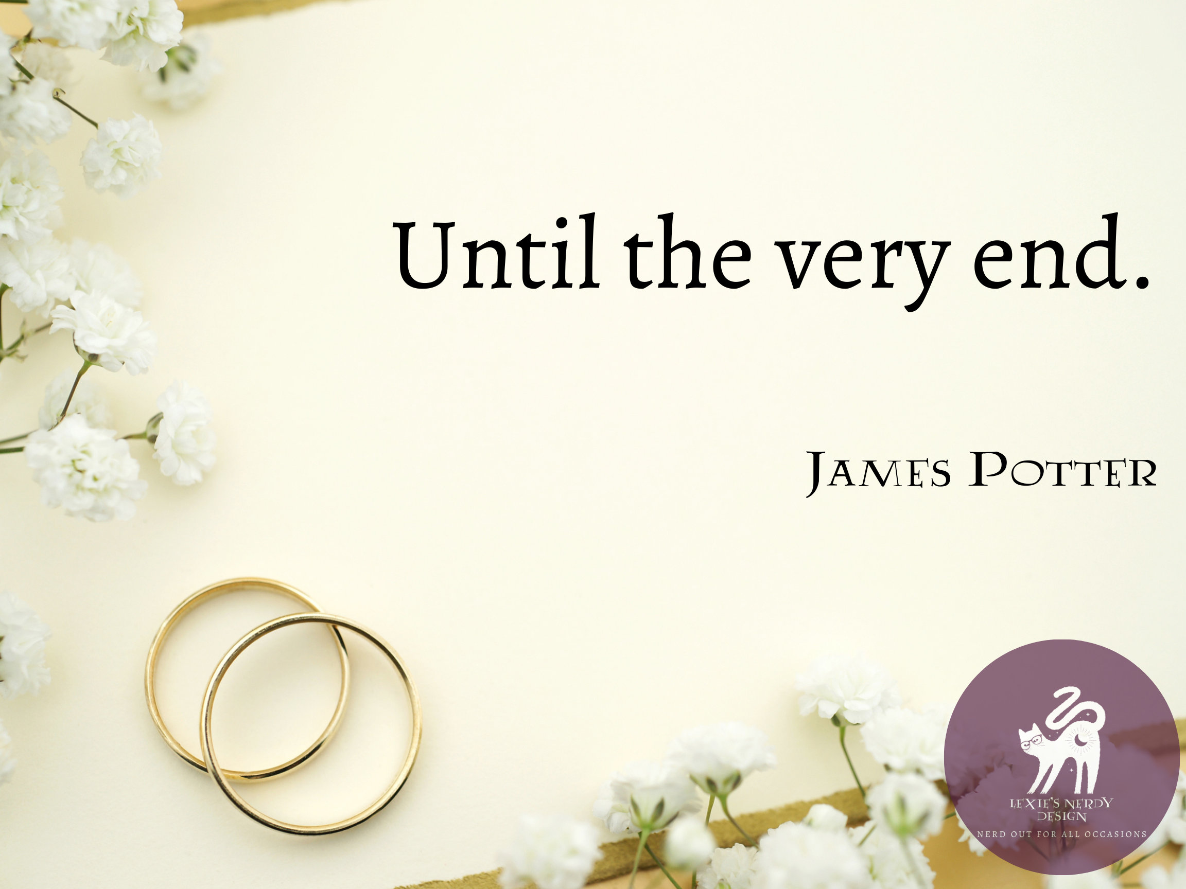 Wizardry Wedding End of Time Sign - Etsy